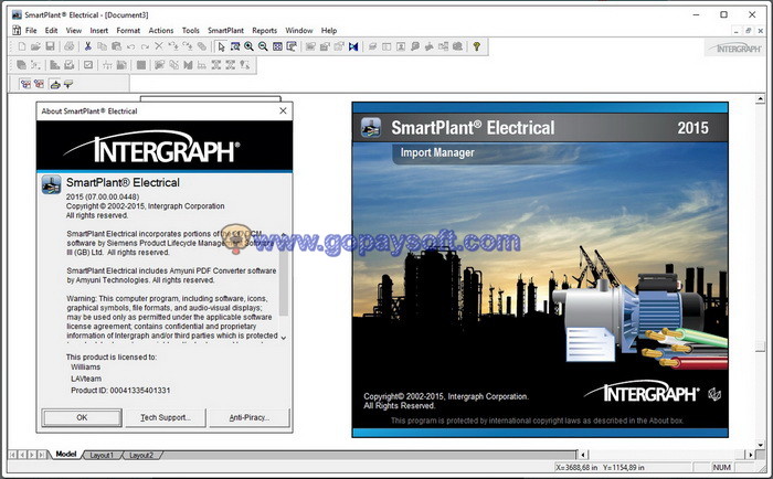 Intergraph SmartPlant Electrical 2015 v07.00.00.0448 | GoPaySoft 与您共同关注 ...