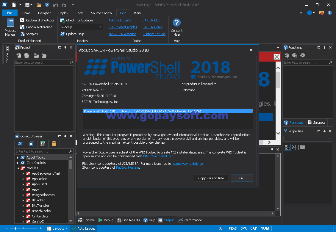 SAPIEN PowerShell Studio 2022 v5.8.203破解版 | GoPaySoft 与您共同关注最新软件资讯