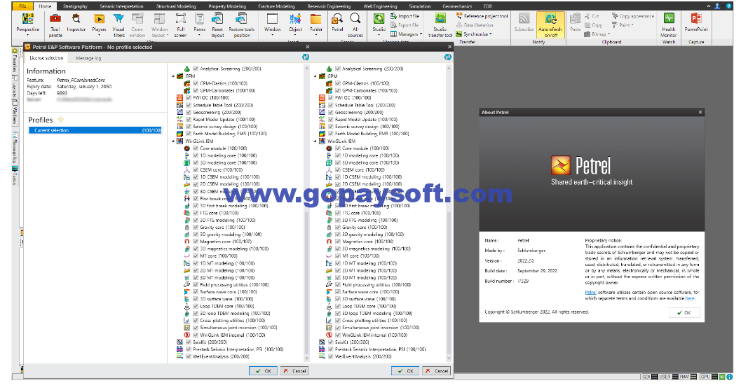 Schlumberger Petrel 2022.2 x64 完美激活版本全网最低 | GoPaySoft 与您共同关注最新软件资讯