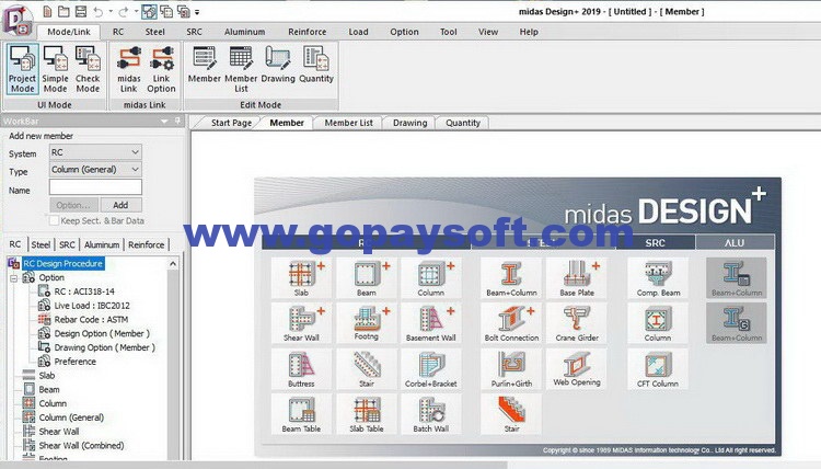 midas Design+ 2019 v2.1 Build 2019.01.10破解版 | GoPaySoft 与您共同关注最新软件资讯